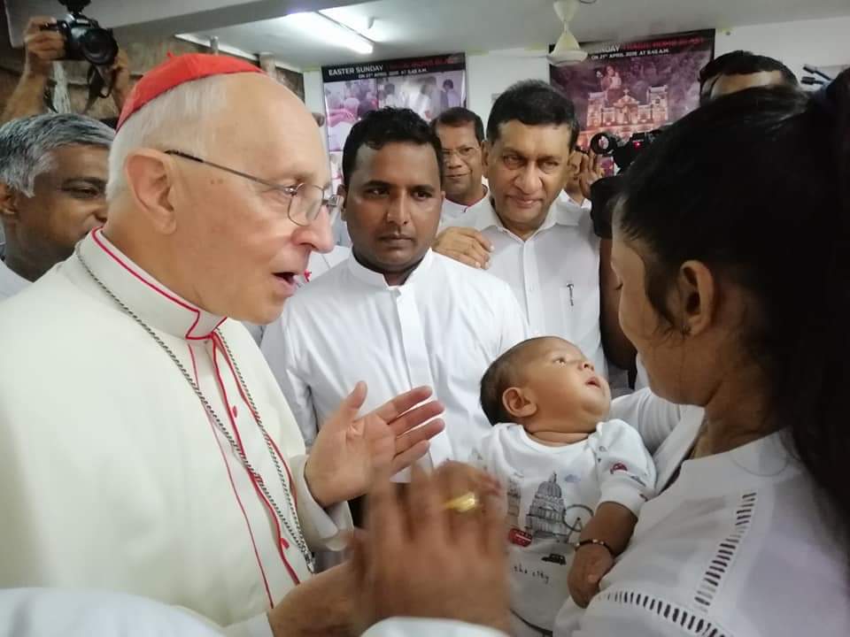SRI LANKA - VATICAN Card. Filoni brings Pope Francis' loving caress to ...